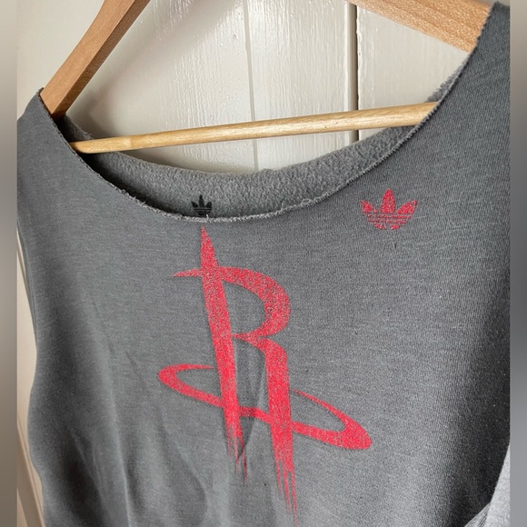 adidas Originals | Tops | Womans Adidas Rockets Sweatshirt Open Neck ...
